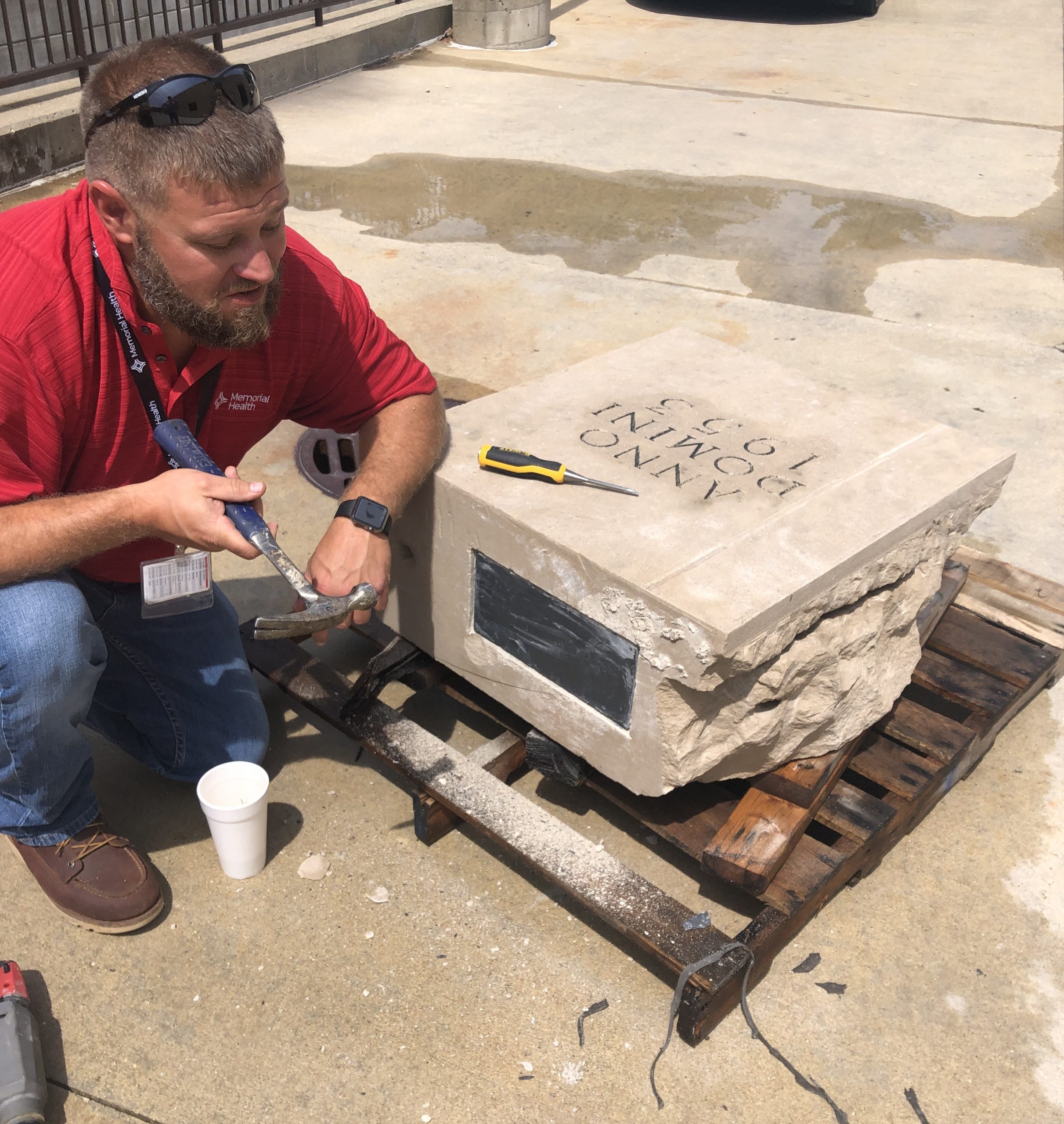 Memorial Health Blog | Time Capsule Discovered in Cornerstone at ...